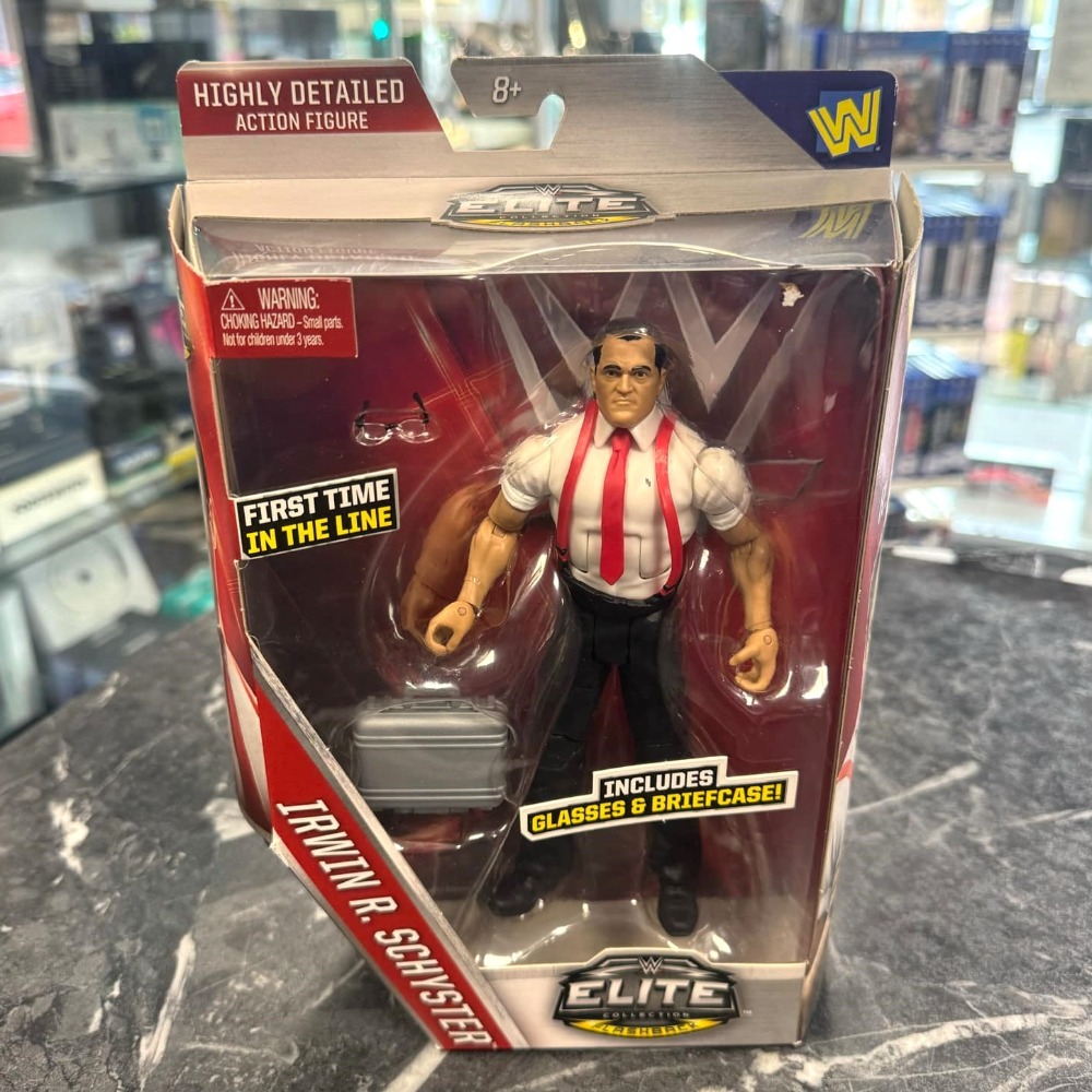 Pre-owned WWE IRWIN R. SCHYSTER IRS MATTEL ELITE Collection Flashback ...